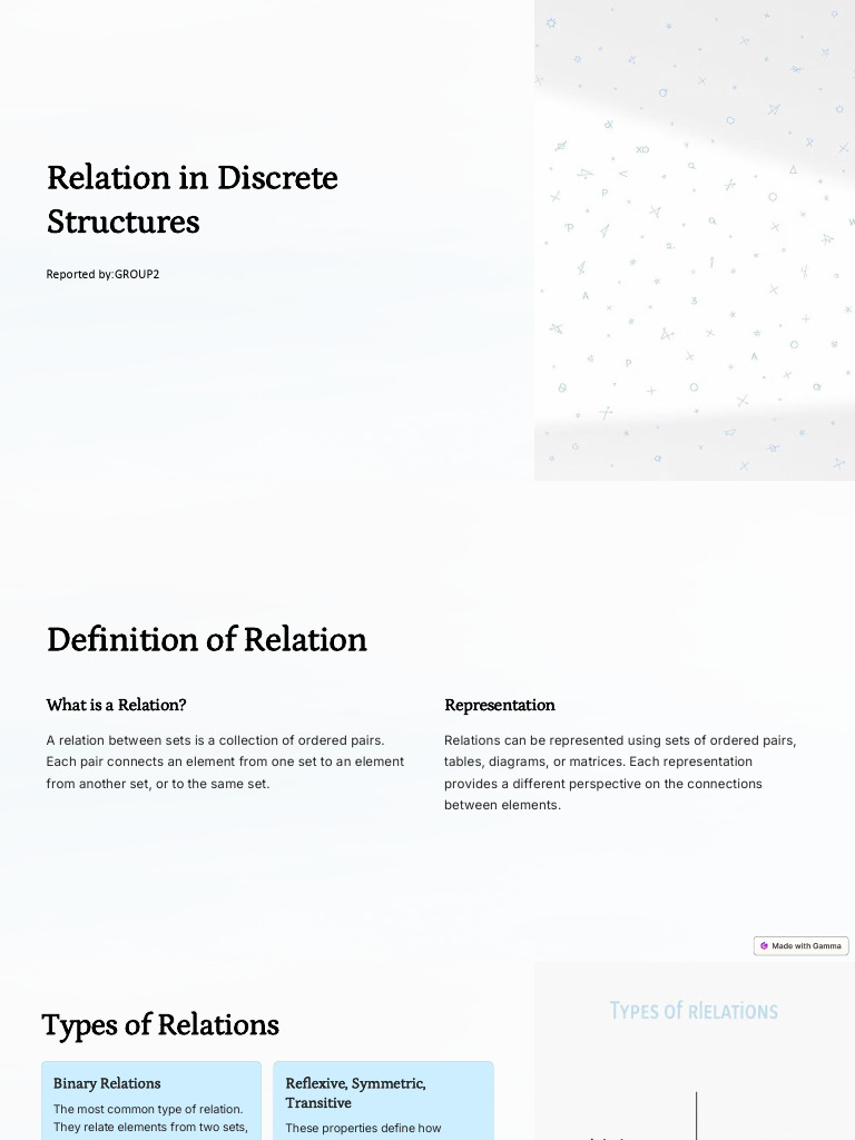 Understanding Relations in Discrete Structures | PDF | Mathematics ...
