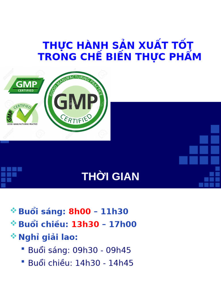 1.GMP - Tool | PDF