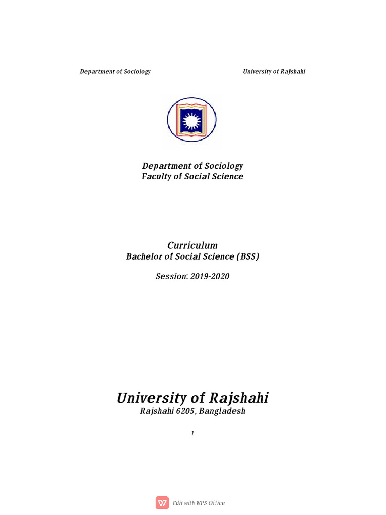 BSS Curriculum (2019 2020) | PDF