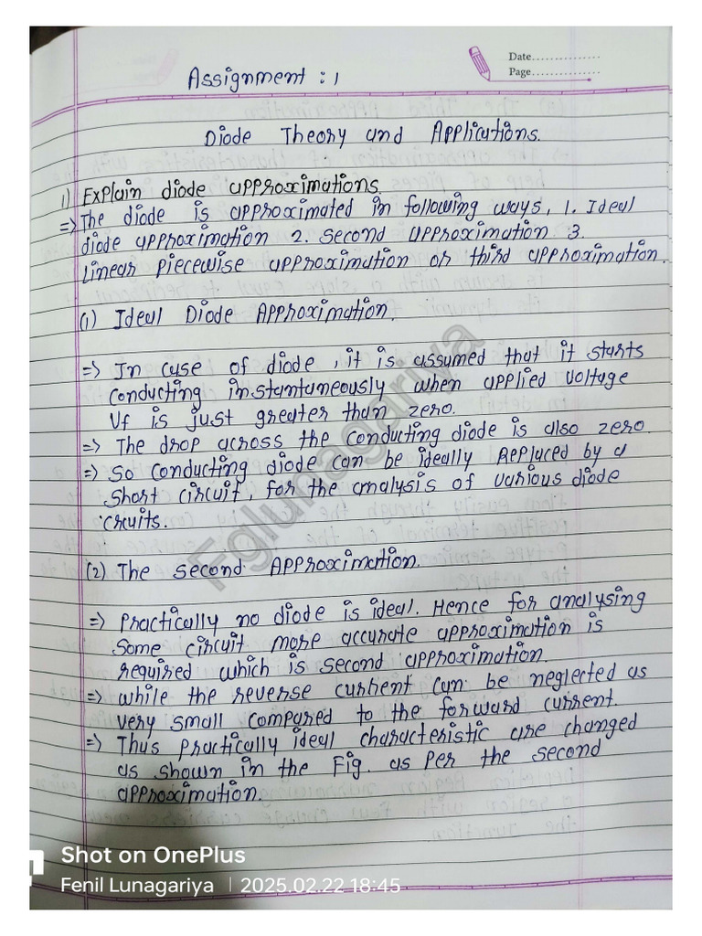 BE Assignment 1 Solutions | PDF