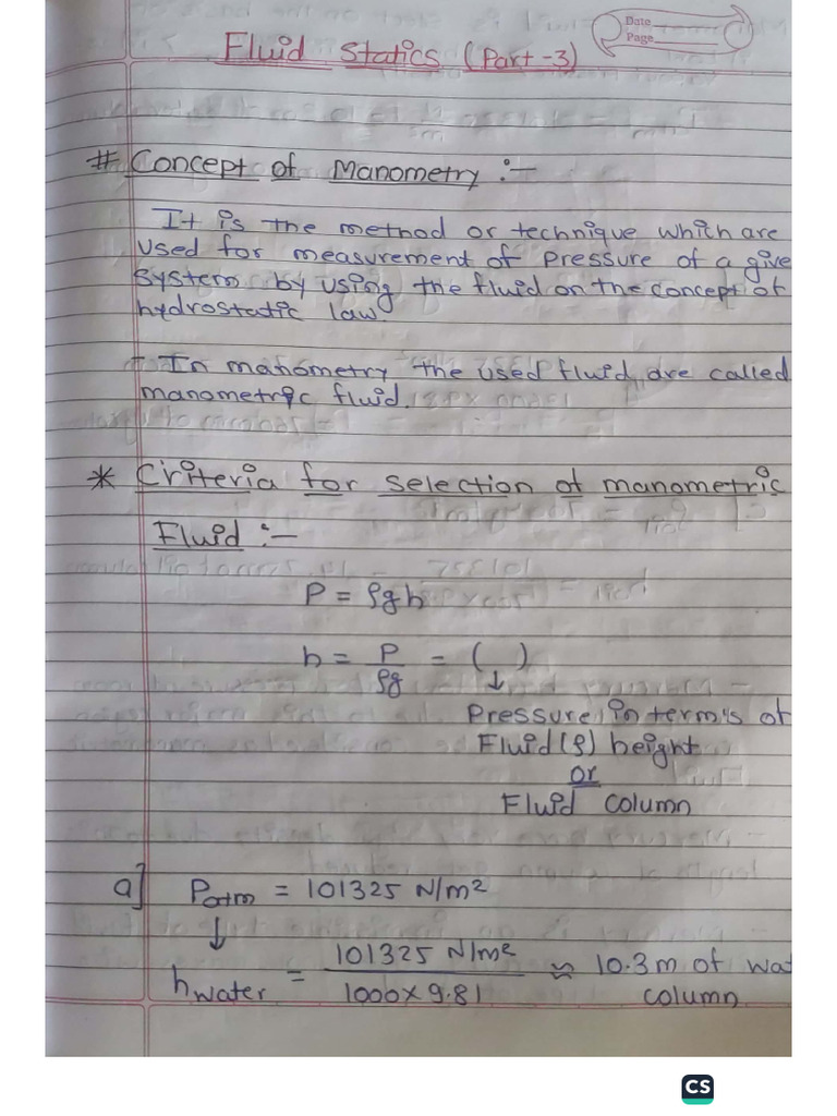 Static Fluid 2 | PDF