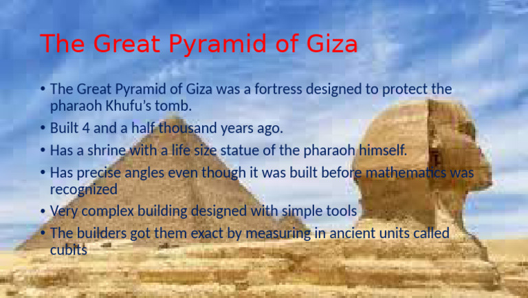 Great Pyramid of Giza: Ancient Engineering | PDF
