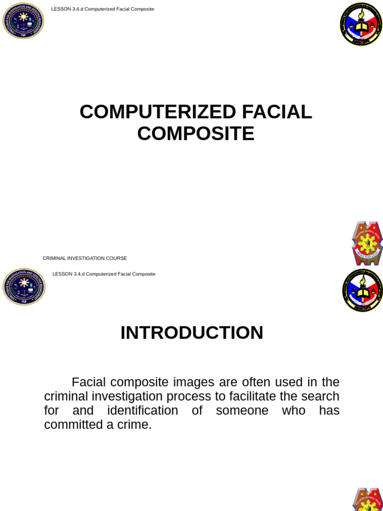 3.4.d Computerized Facial Composite | PDF | Witness | Cognitive Science