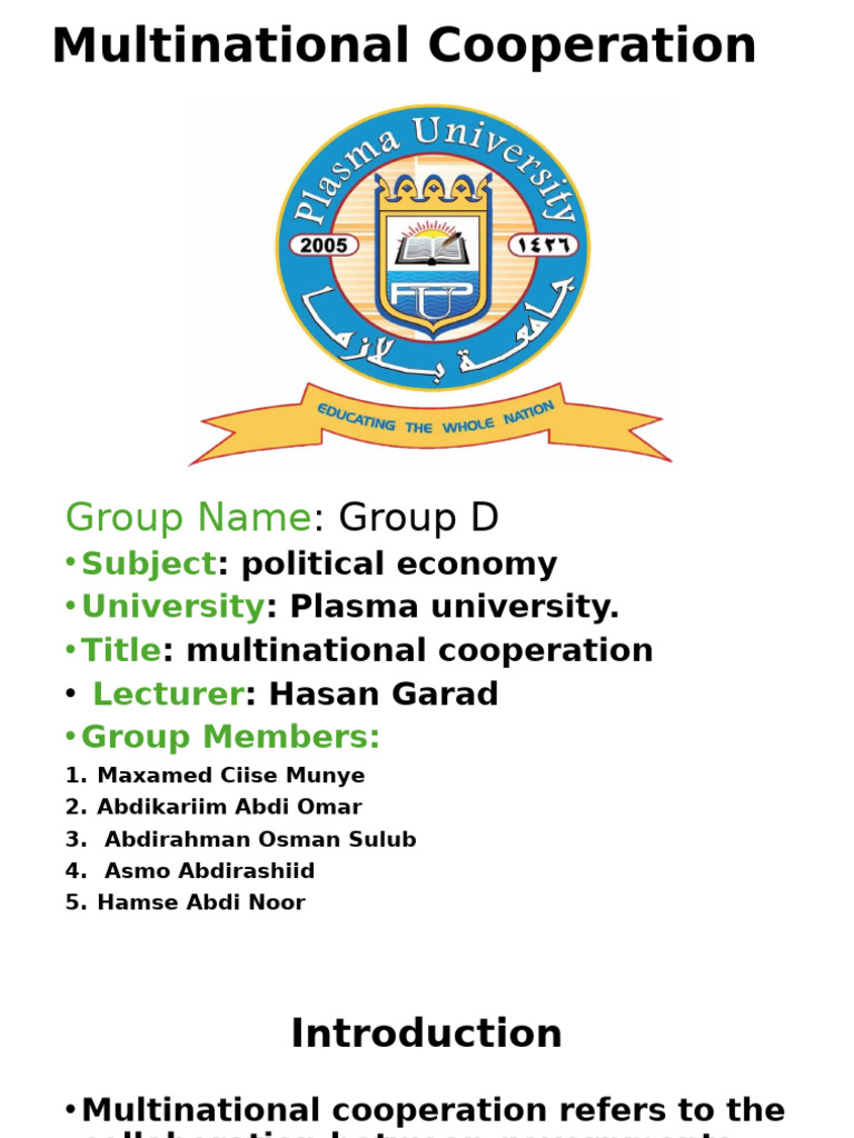 Multinational Cooperation Overview | PDF | European Union | United Nations