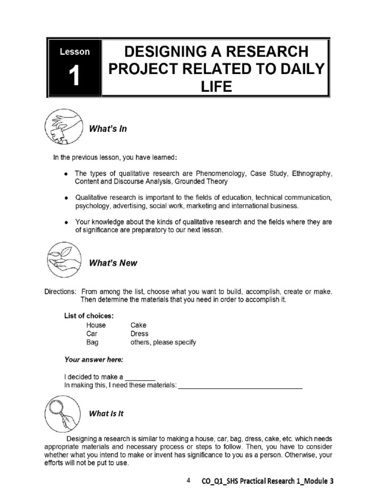 PR1 - Identifying The Inquiry and Stating The Problem Related To Daily ...