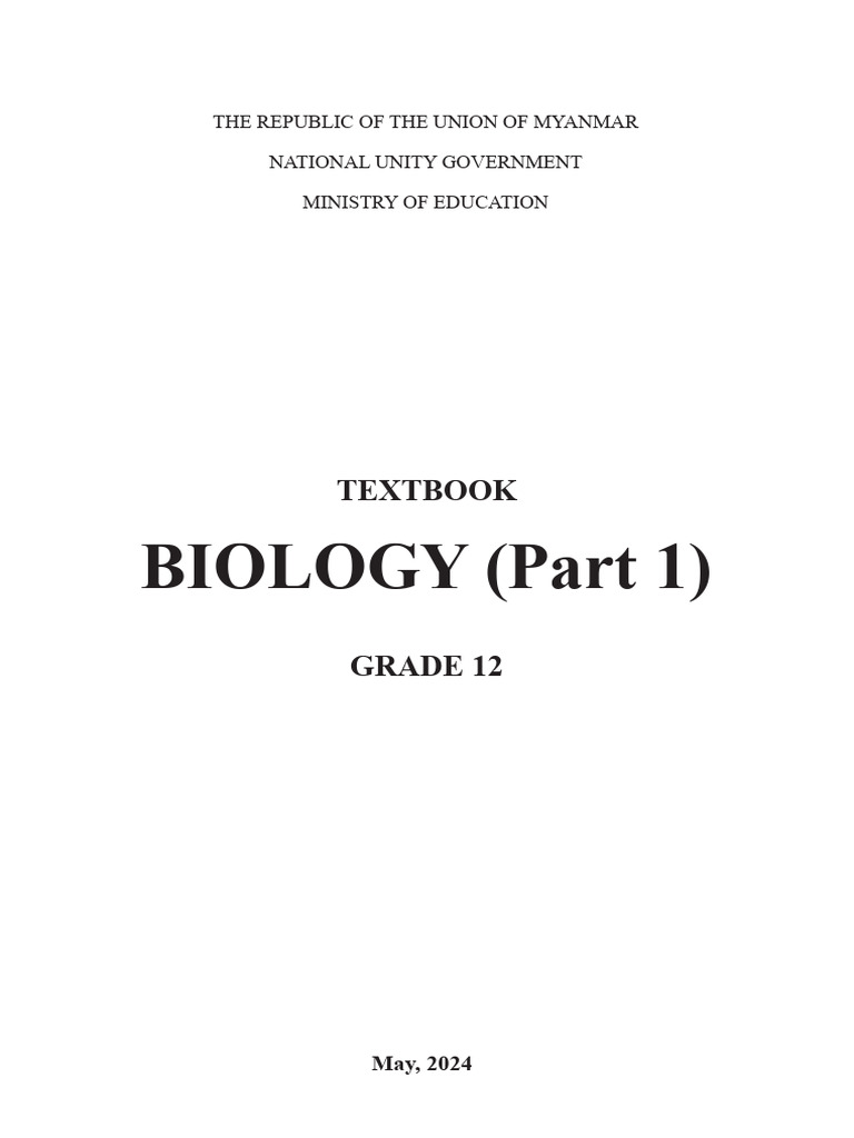 Grade 12 Biology NUG MOE | PDF | Aquaculture | Hydroponics