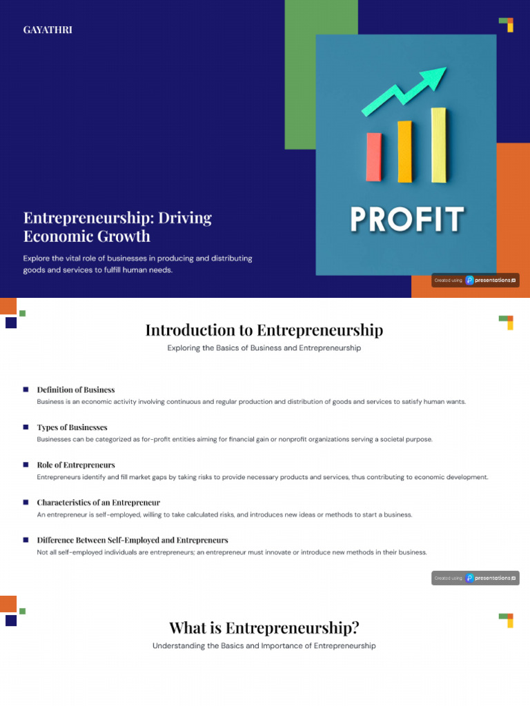 Introduction to Entrepreneurship | PDF