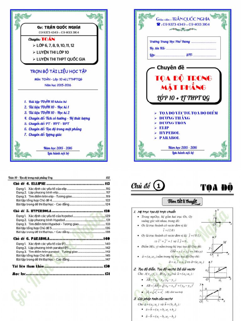 cd10 - PP Toa Do Oxy | PDF