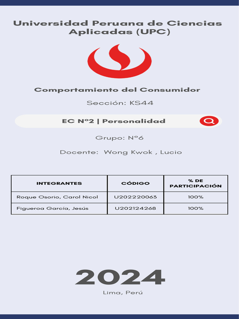 EC1 - Comportamiento Del Consumidor | PDF