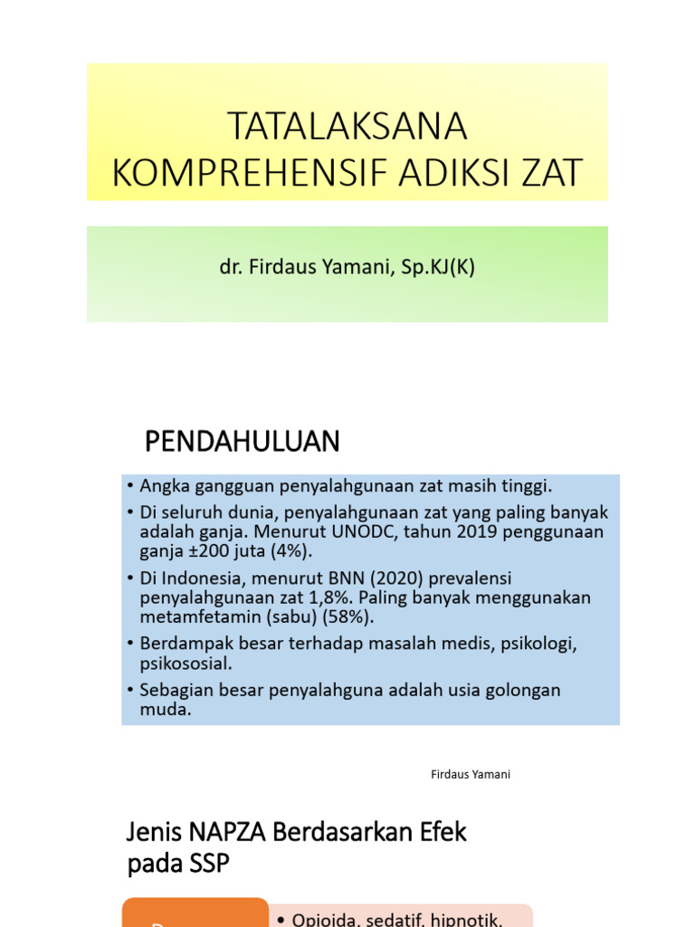 Tatalaksana Napza | PDF