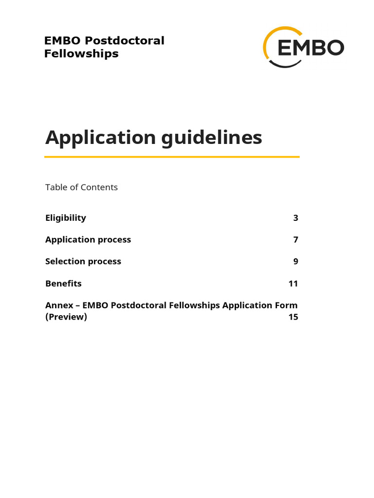 Postdoctoral Fellowships Guidelines | PDF | Cost Of Living