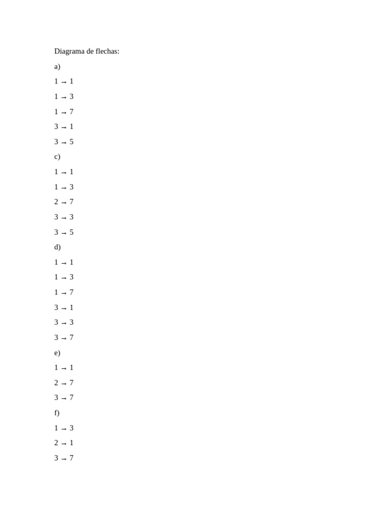 Diagramas de Flechas | PDF