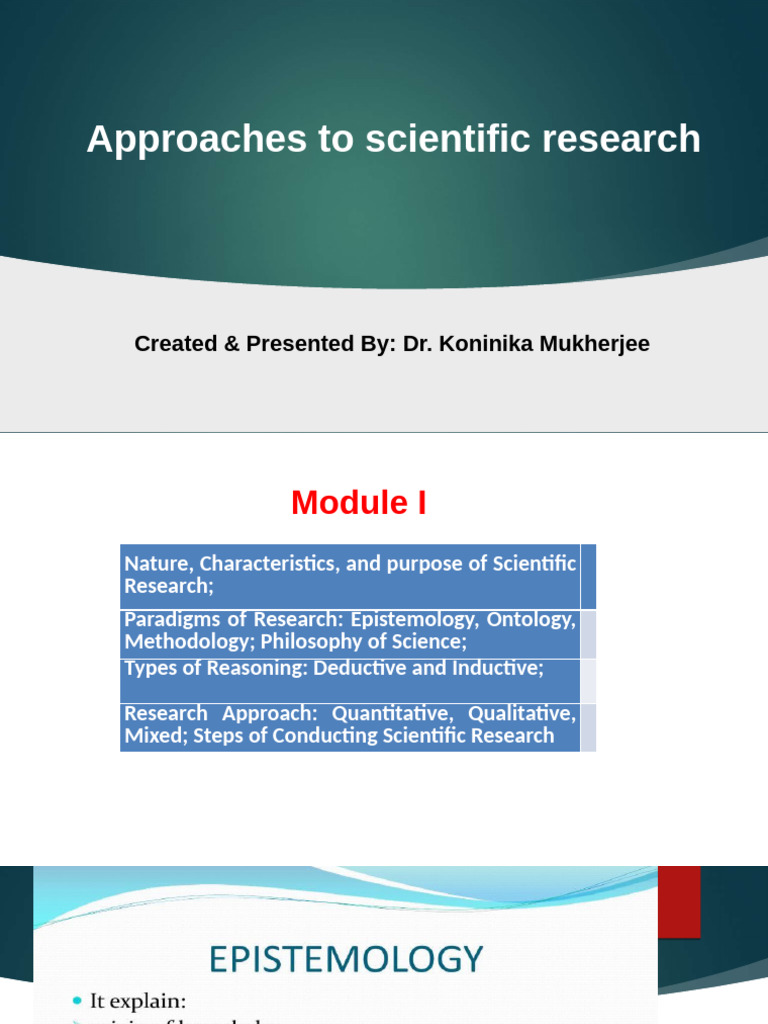 Scientific Research Methodologies | PDF | Methodology | Scientific Method