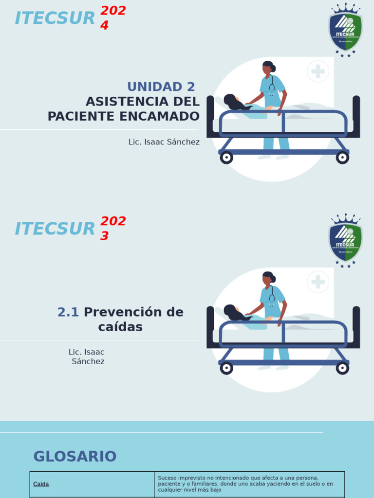 Riesgo de Caidas en Pacientes Hospitalizados en El MSP | PDF