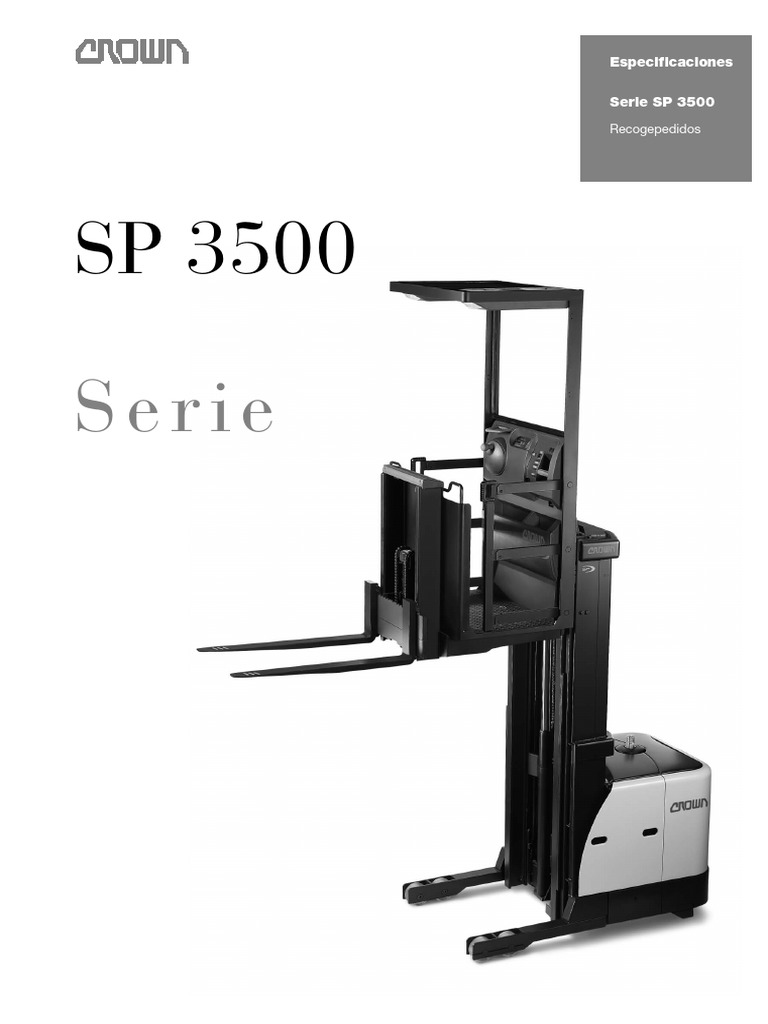 Especificaciones Serie SP 3500 | PDF