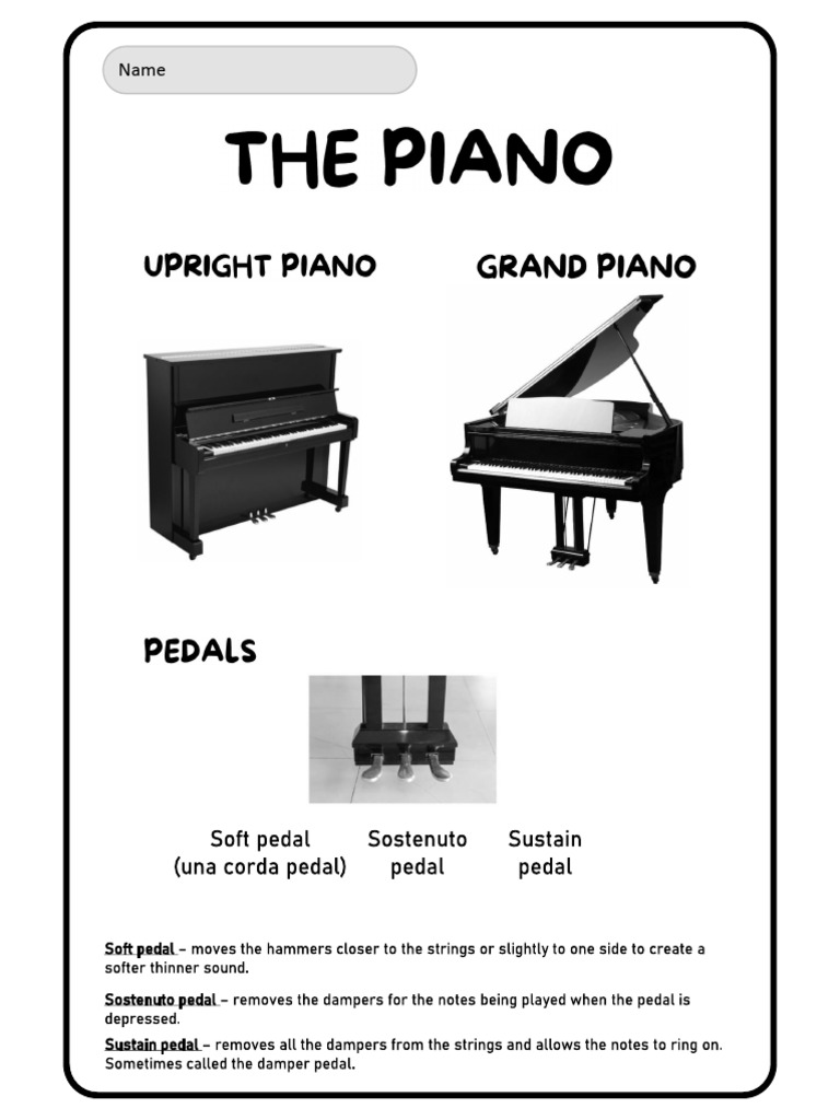 KS3 Home Learning - Piano History | PDF