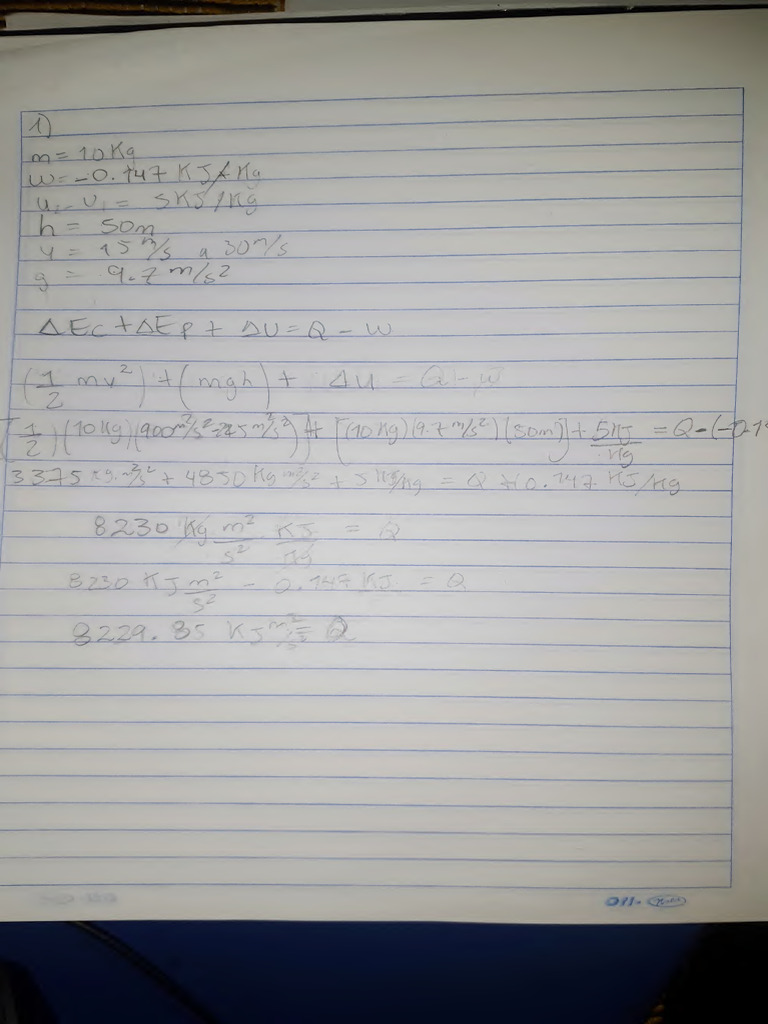 Tarea Termodinamica 10 | PDF