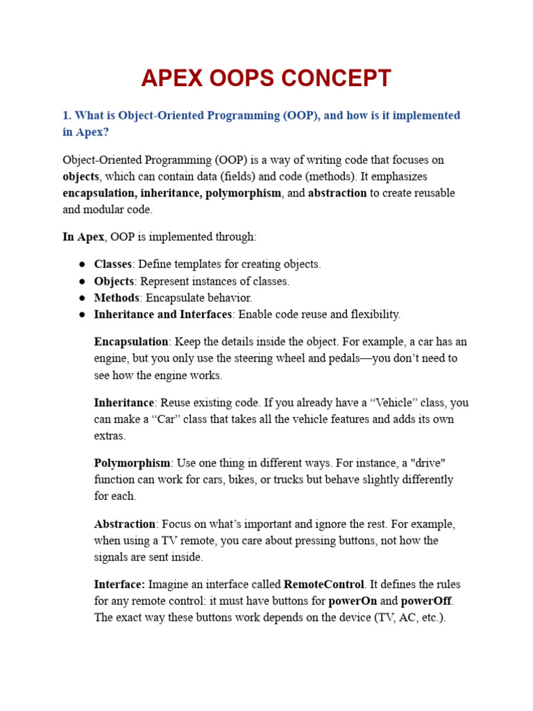 Apex Oops Concept Pdf Method Computer Programming Inheritance 1740