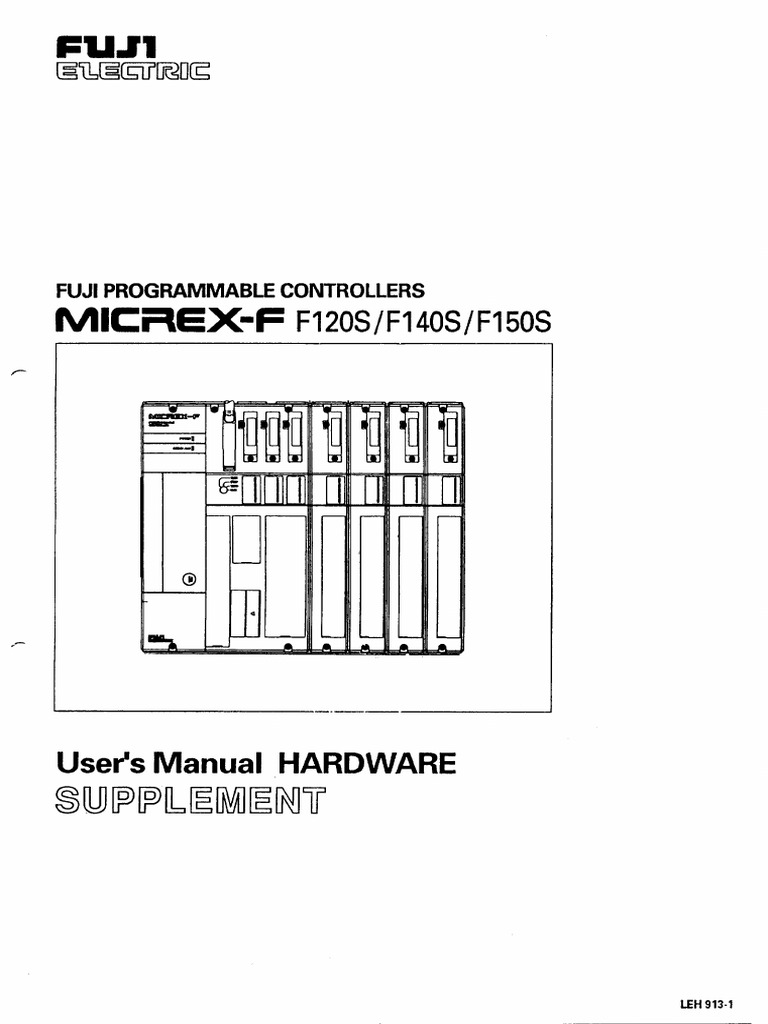 MICREX-F F120S - F140S - F150S - Hardware - Vattutudonghoa | PDF