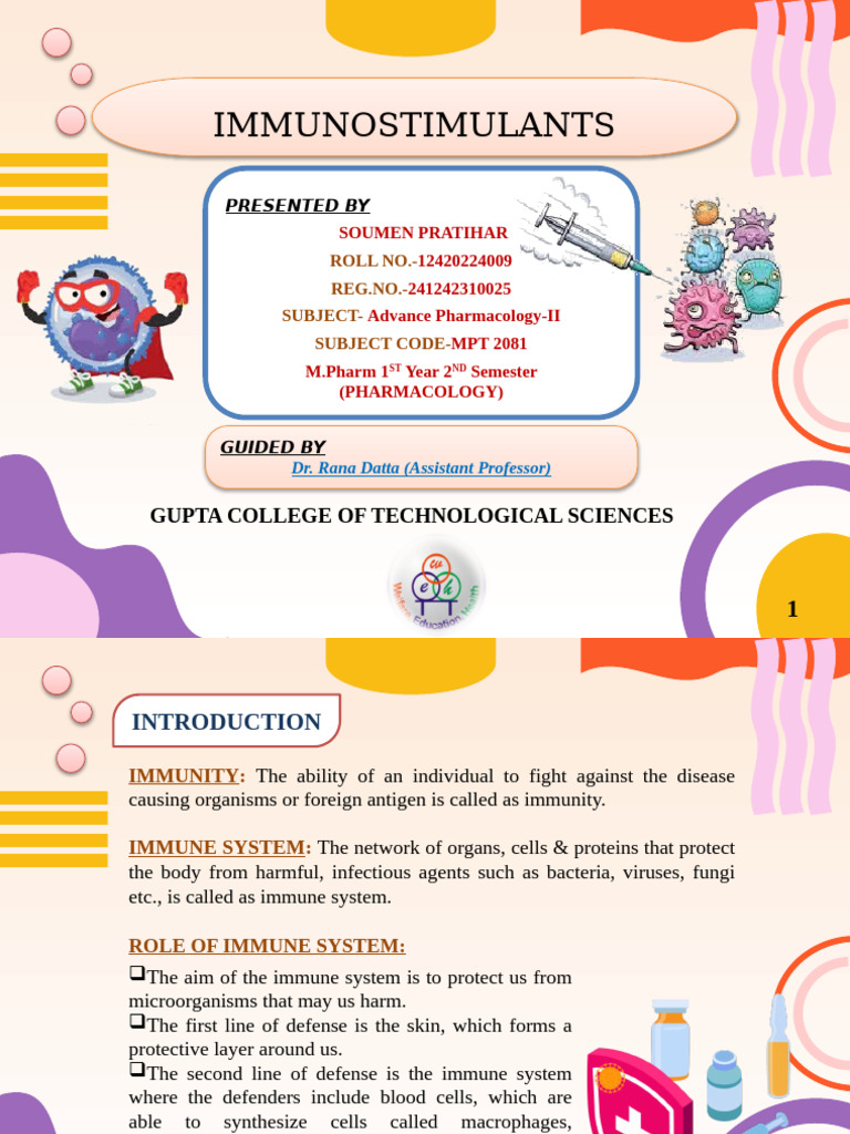 Immunostimulants GH | PDF | Immune System | Vaccines
