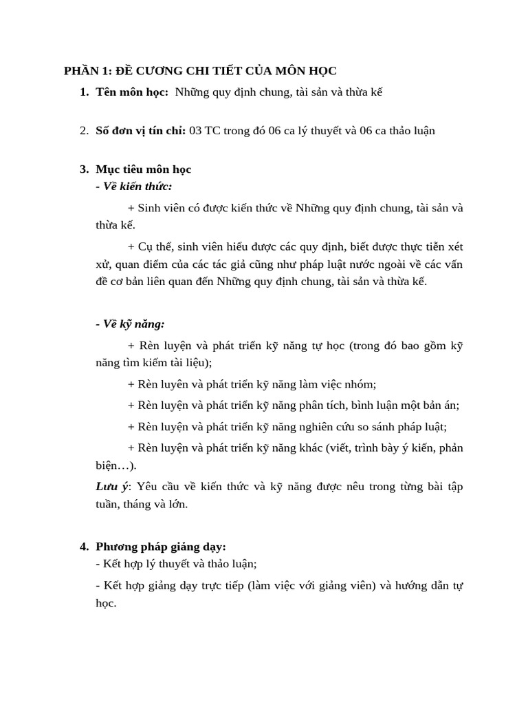 Đề cương DS1 | PDF