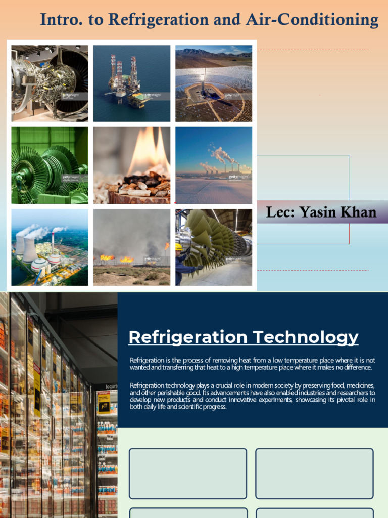 ME4101_L6 Intro to Refrigeration and Air-conditioning | PDF | Humidity | Air Conditioning