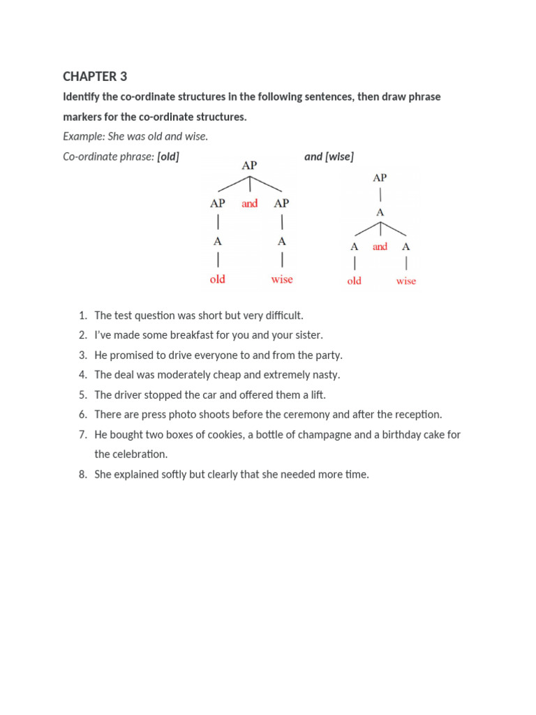 2024 - Exercises - Chapter 3 | PDF