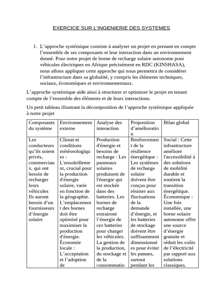 EXERCICE SUR L | PDF | Stockage de l'énergie | Véhicule électrique