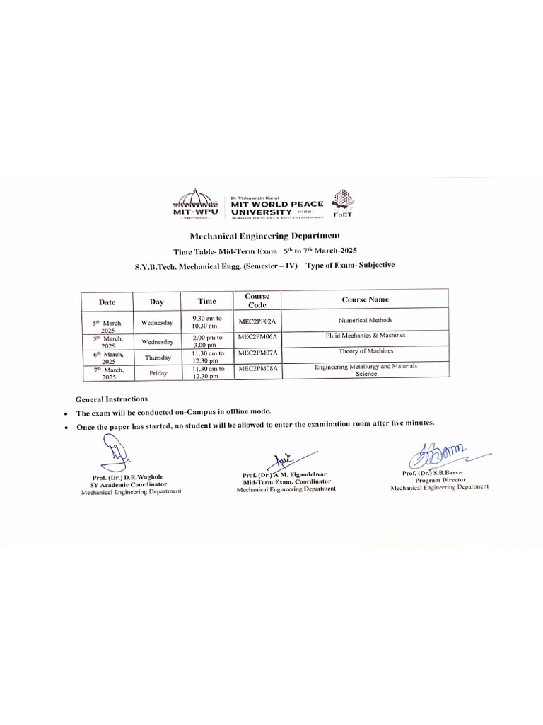 Final Midterm Exam-2025 | PDF