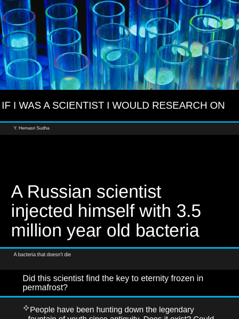 Dr. Brouchkov's Quest for Immortality | PDF