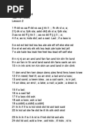 Keyboarding Lessons Overview | PDF
