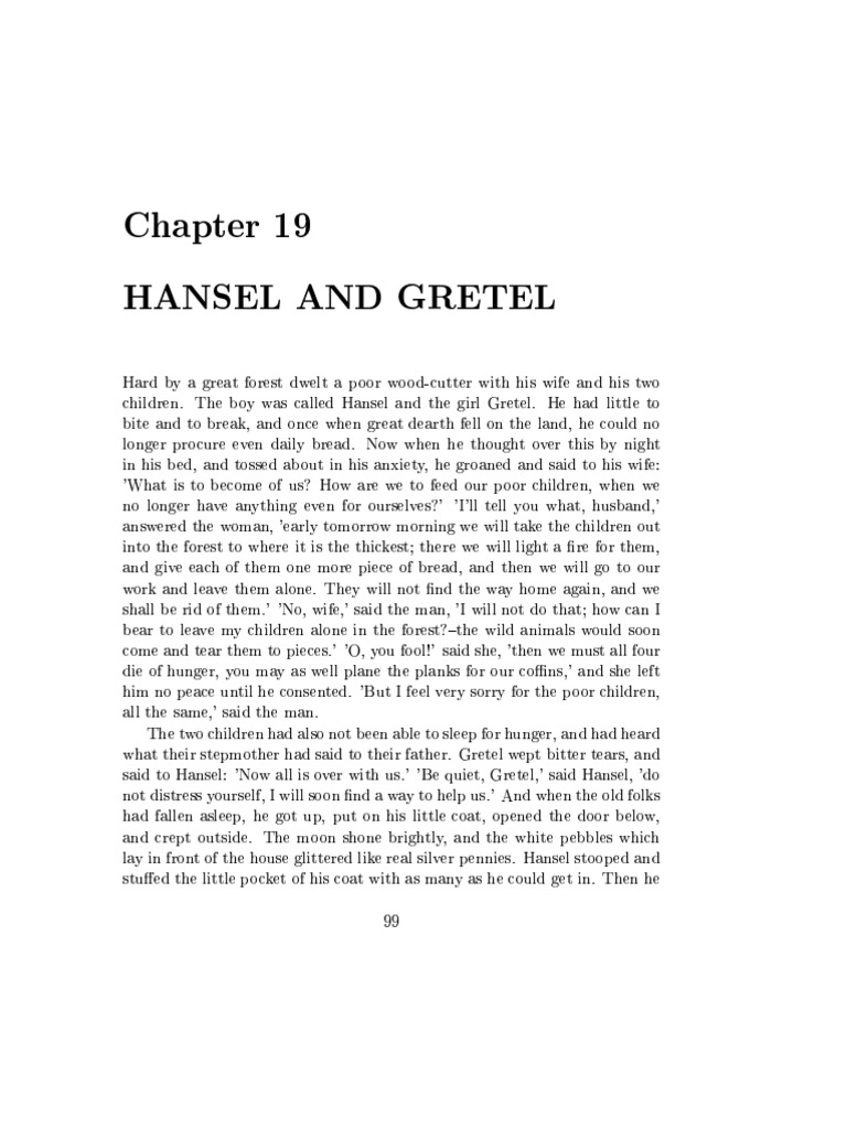 Hansel and Gretel | PDF
