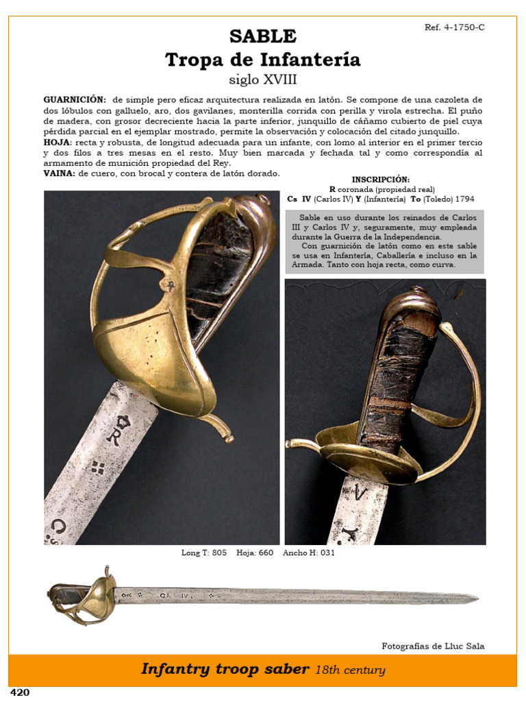 1750 Sable Infantería A | PDF