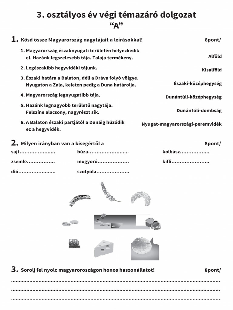 3.oszt Ev Vegi A Környezet | PDF