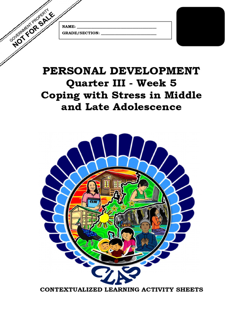 CORE - 11 12 - Personal Development - q3 - CLAS5 - Week5 - Coping With ...