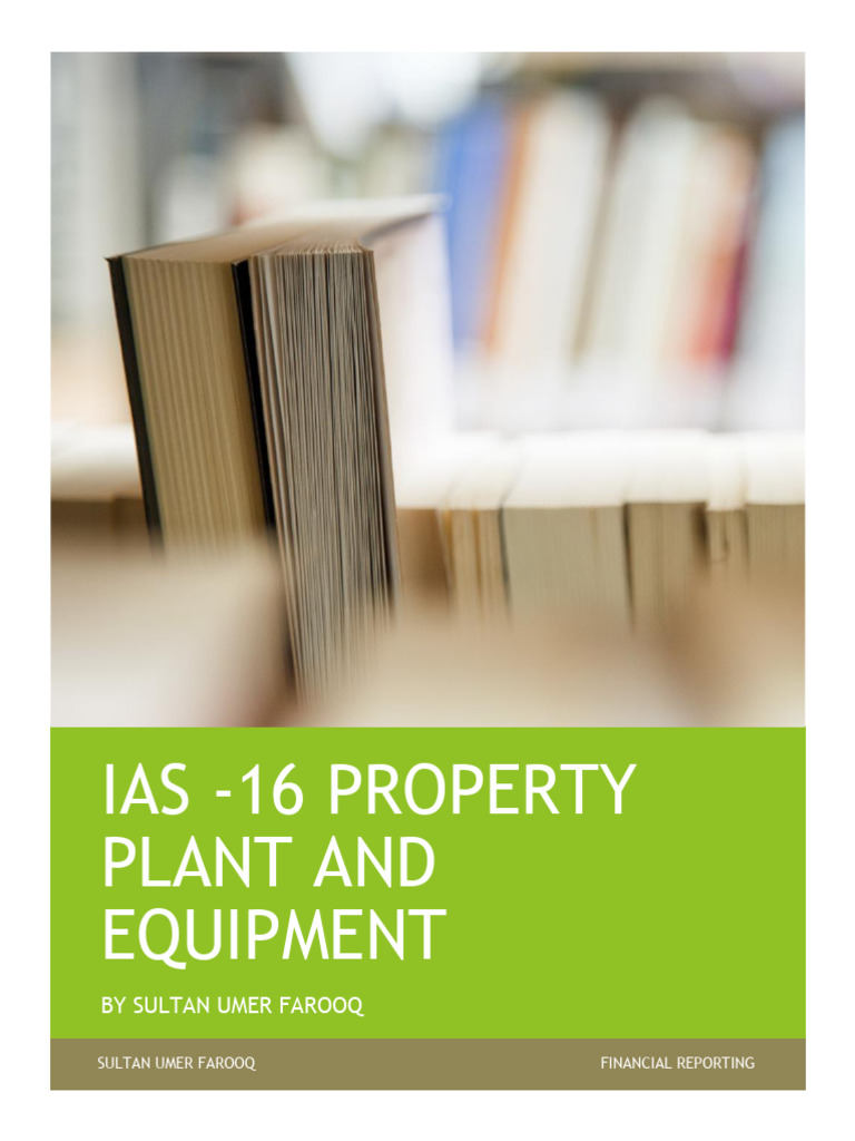 IAS 16 PPE | PDF | Depreciation | Income Statement