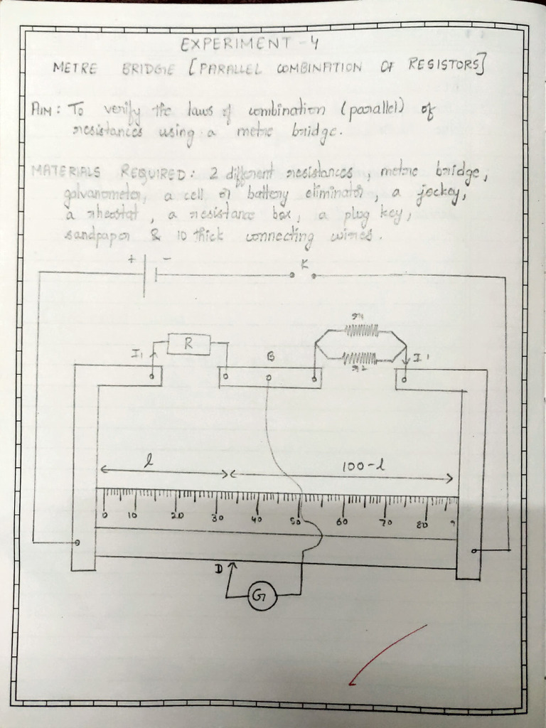 Metre Bridge-Parallel Exp | PDF