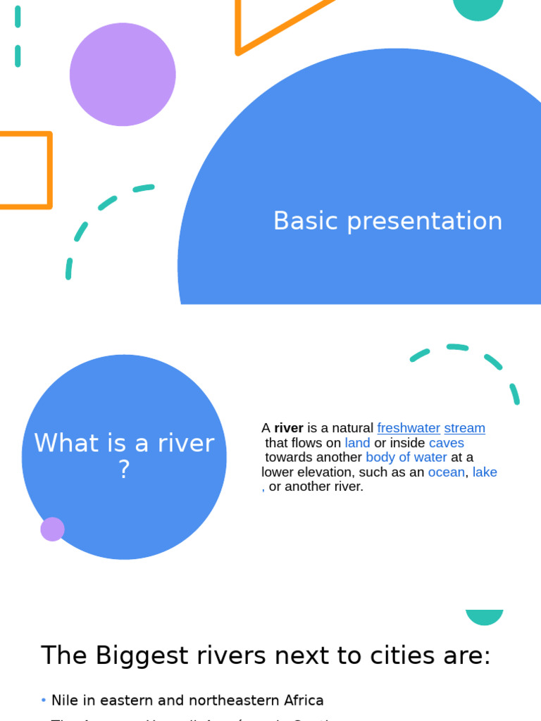 Geography Rivers Pdf
