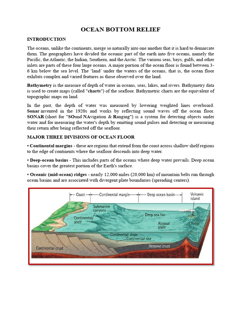 Oceanography Notes Semester | PDF | Littoral Zone | Continental Shelf