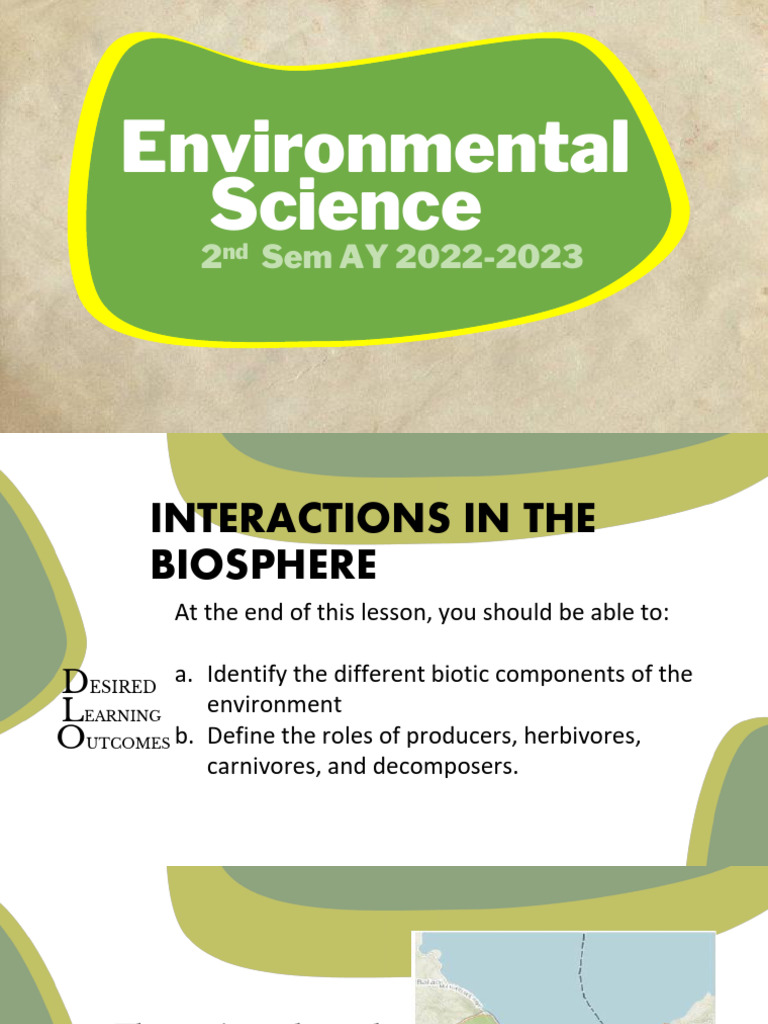Biotic Component of The Environment | PDF | Ecosystem | Predation