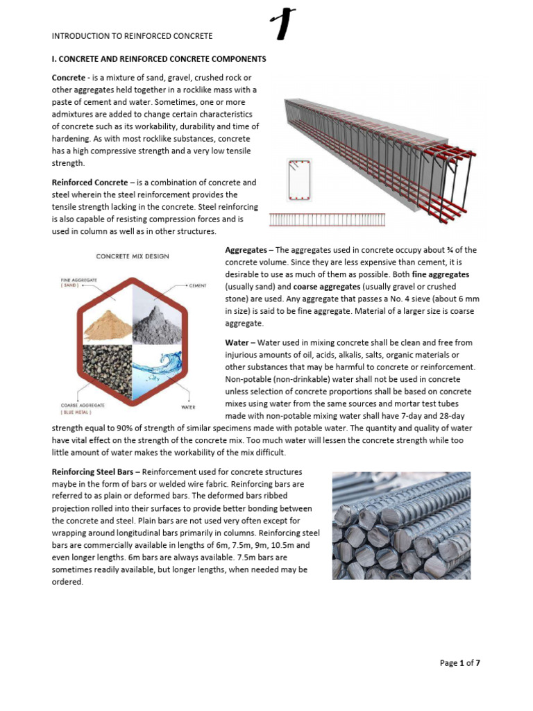 Introduction to Reinforced Concrete Basics | PDF | Concrete ...