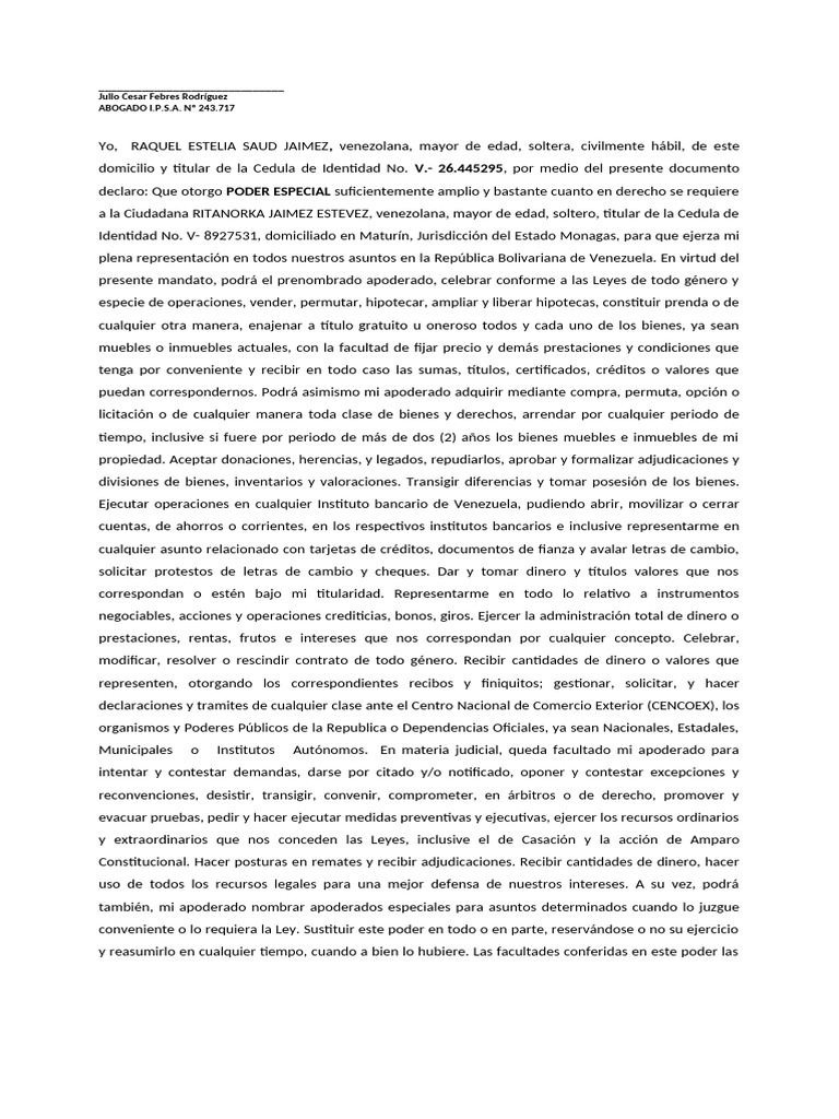 modelo de poder general | PDF | Dinero | Venezuela