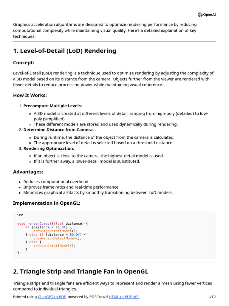Key-Frame Animation & Related Techniques | PDF | Rendering (Computer Graphics) | Computer Science