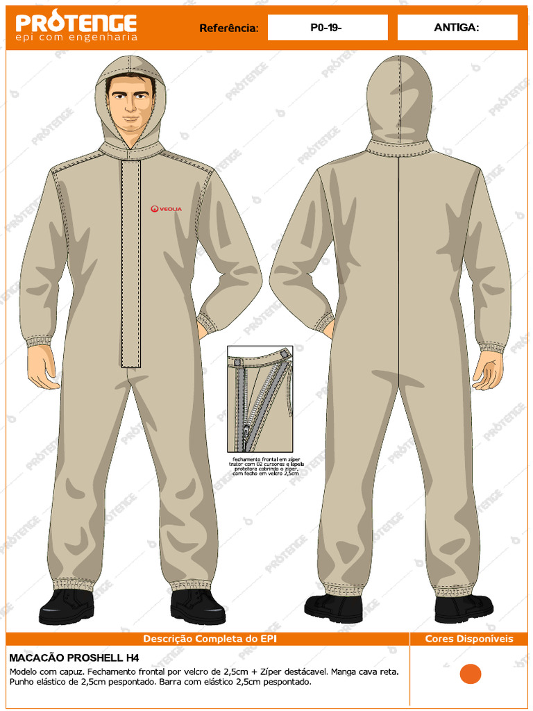 Macacão Proshell H4 | PDF