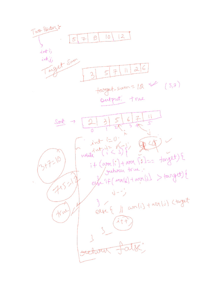 Two Pointer (LEC-1) | PDF