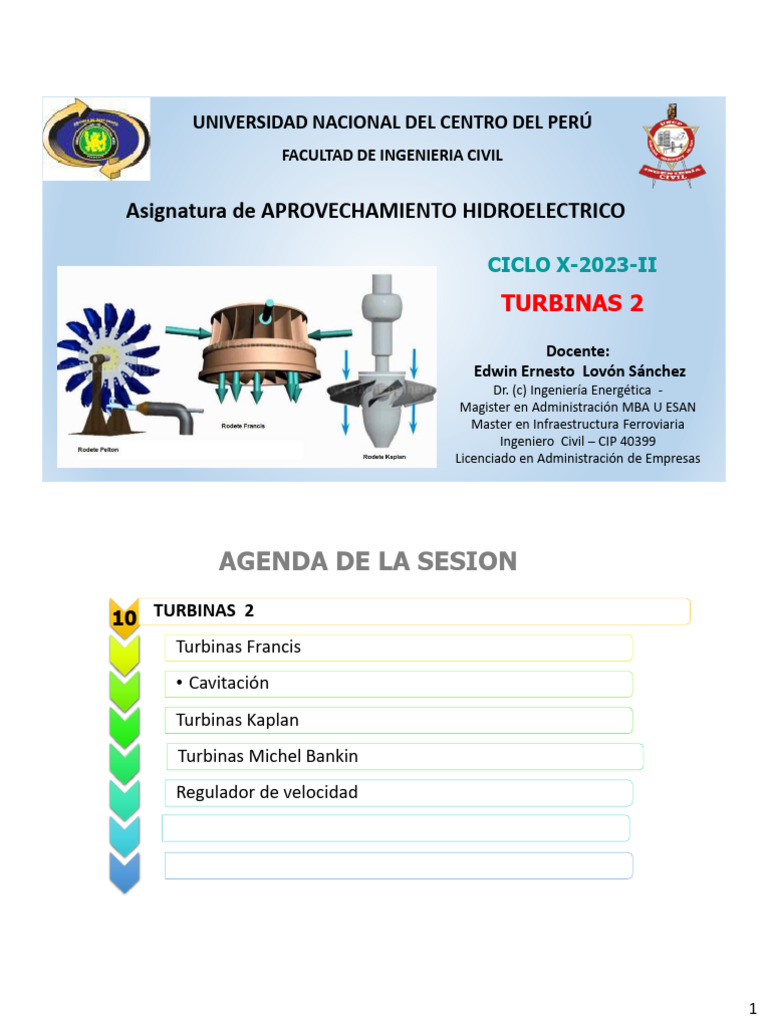 PPT10 | PDF | Turbina | Máquinas rotativas