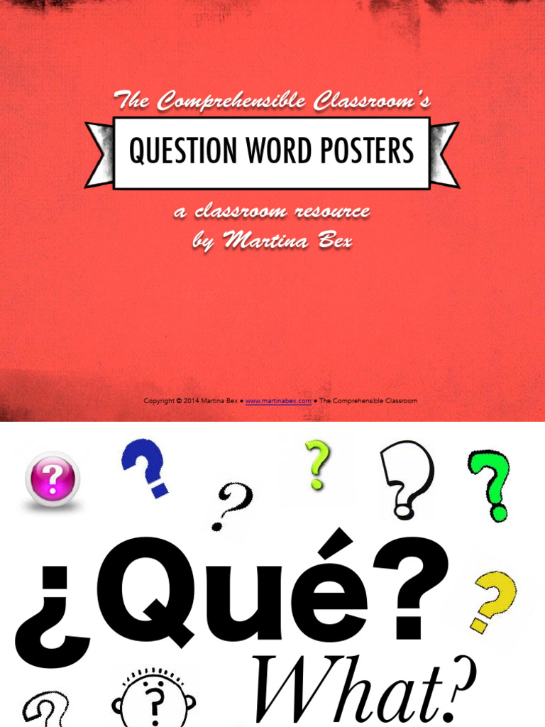 Questions Posters in Spanish | PDF