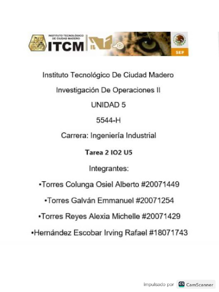 Io2 Tarea U5 | PDF