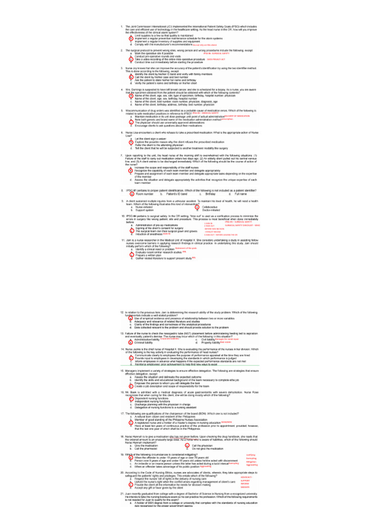 Surgical Safety and Medical Protocols Guide | PDF | Health Care | Medicine