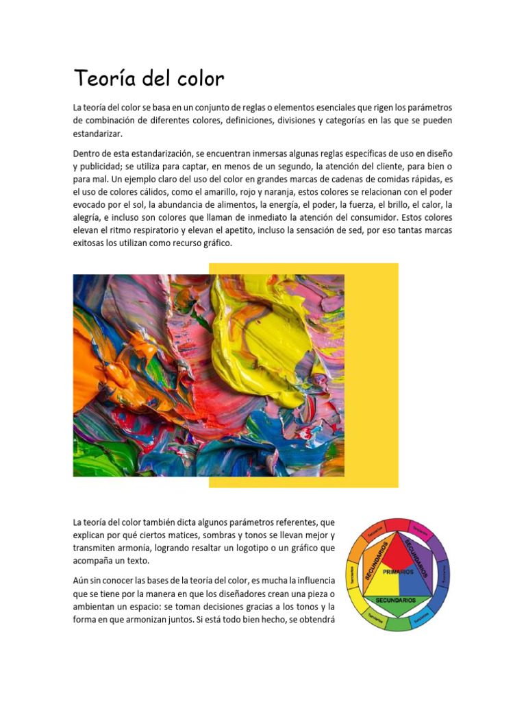 Teor-A Del Color | PDF | Color | Ligero
